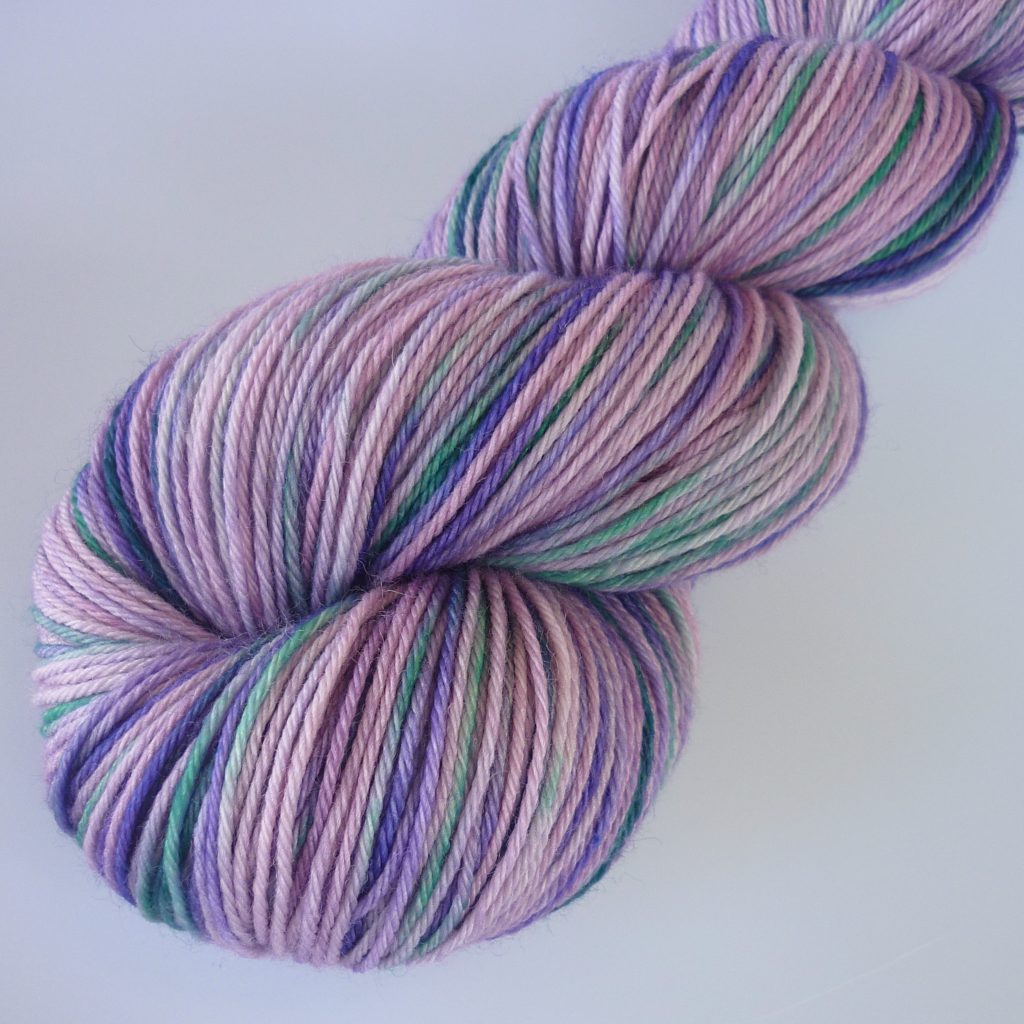 Lavender - Lattice Sock - Hand Dyed Yarn - Passioned Flower