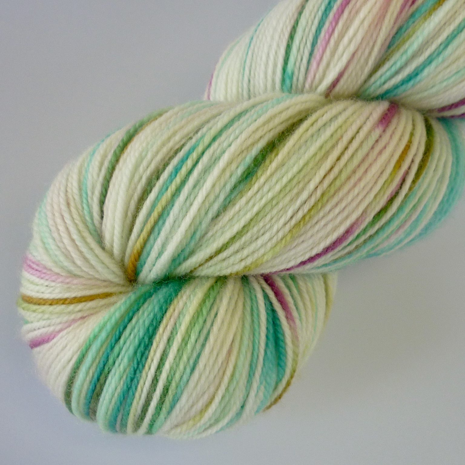 Sitting Pretty - Lattice Sock - Hand Dyed Yarn - Passioned Flower