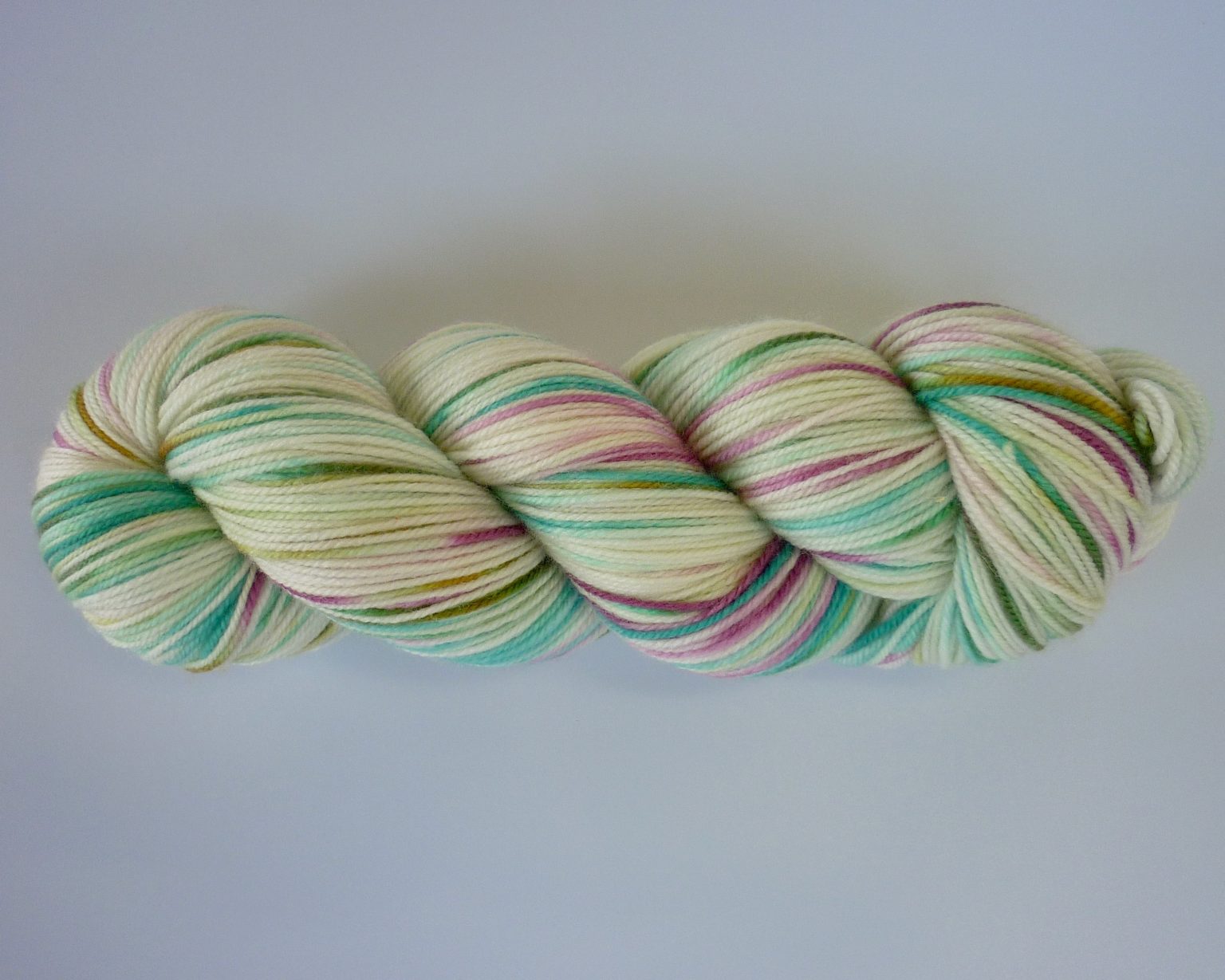 Sitting Pretty - Lattice Sock - Hand Dyed Yarn - Passioned Flower